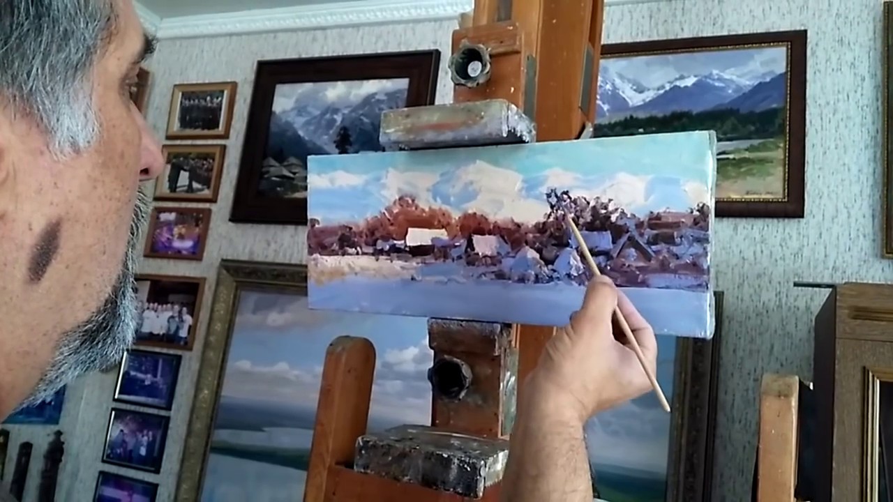 Alexander Babich Russian impressionist 2017 - YouTube