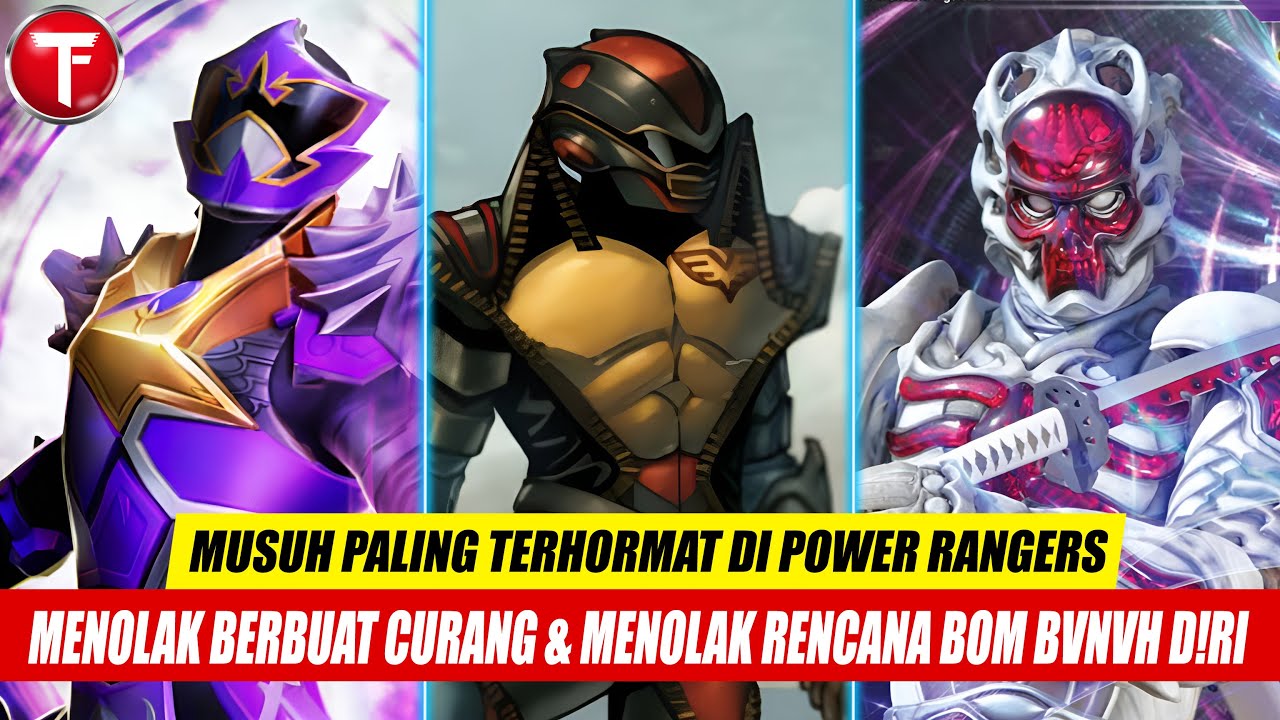 7 Musuh Paling Terhormat di Power Rangers - YouTube