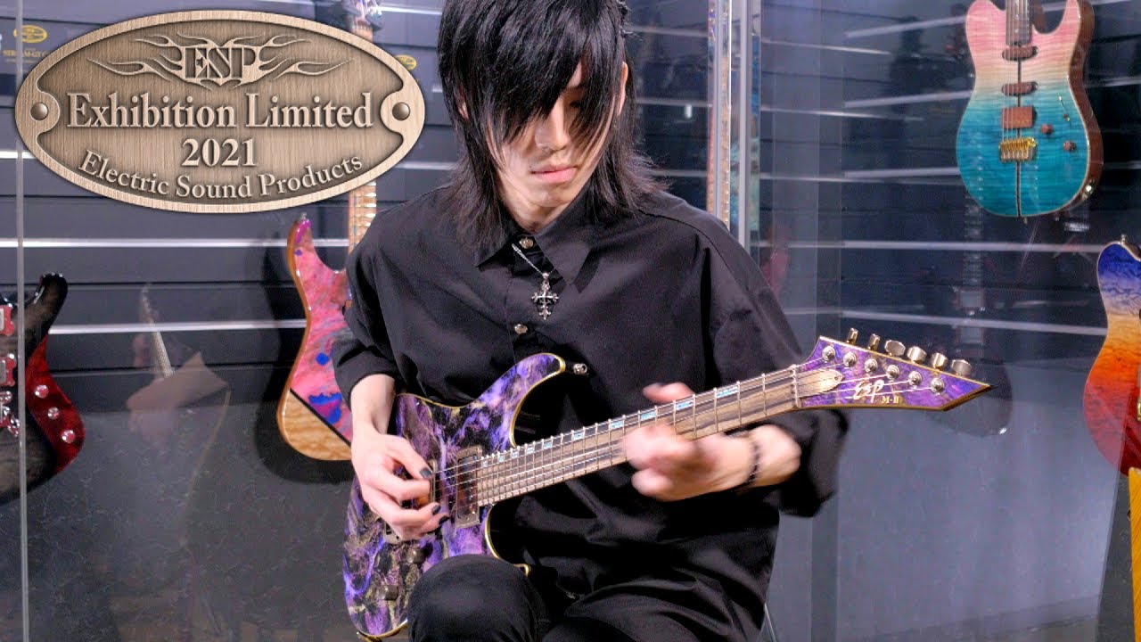ESP Guitars: 2021 ESP Exhibition Limited EX21-11 M-II CTM NT - YouTube