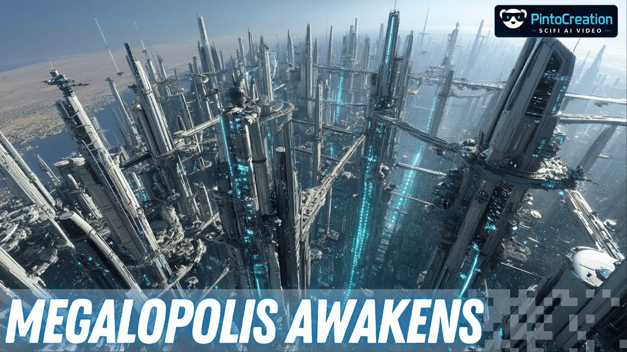MEGALOPOLIS AWAKENS: Stunning AI Journey Through a Future City - YouTube