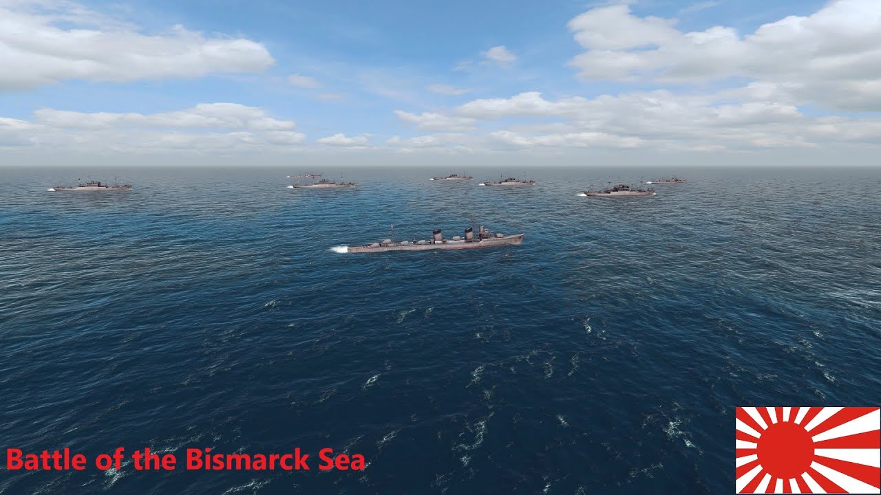War on the Sea| Japanese Single Battles Mission #14: Bismarck Sea - YouTube