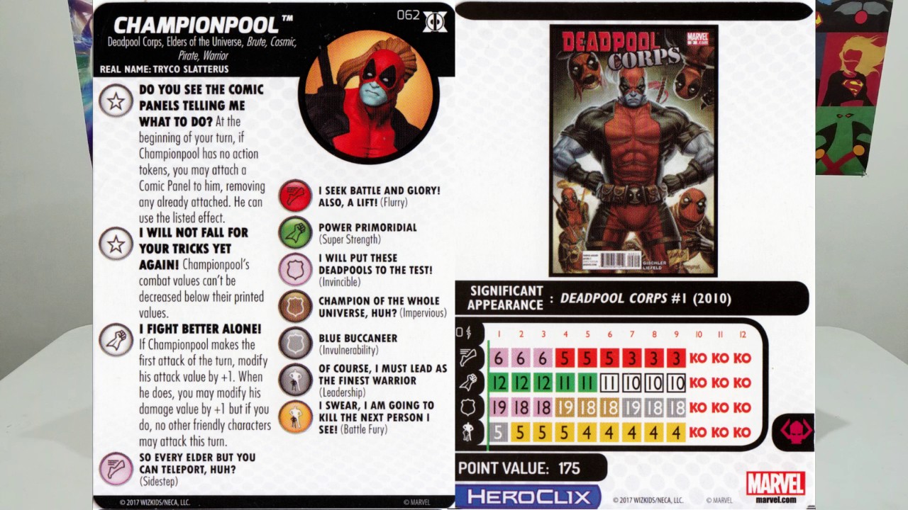 Deadpool and X-force: Chases - Heroclix set review - YouTube