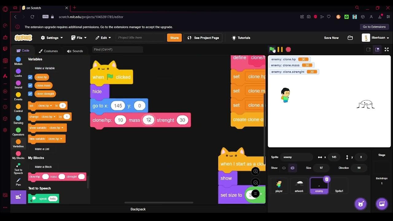 scratch game timelapse - YouTube