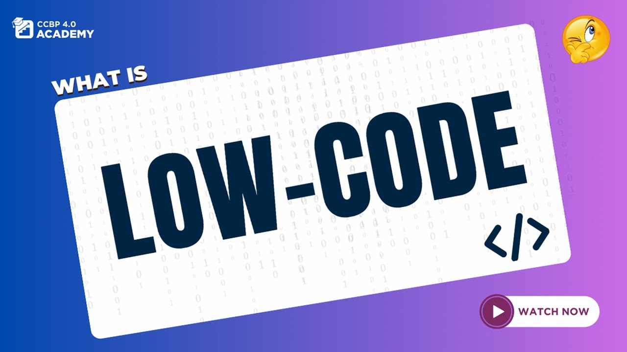What is LOW-CODE? | NxtWave | NxtWave Student's Perspective | CCBP ...