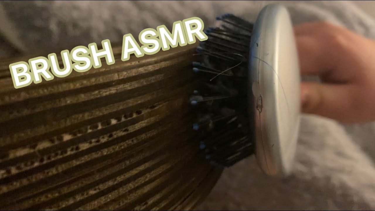 BRUSH ASMR! *bristle scratching, brush tapping, camera brushing* - YouTube