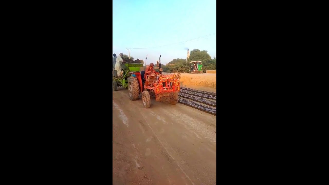 Mobile Bricks Making Machine 50000 Bricks Per Day - YouTube