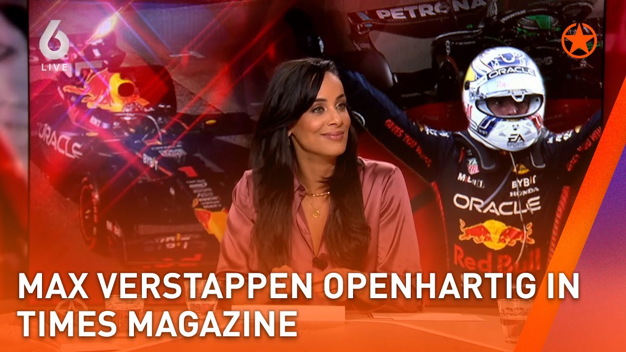 MAX VERSTAPPEN OPENHARTIG in Times Magazine | SHOWNIEUWS - YouTube