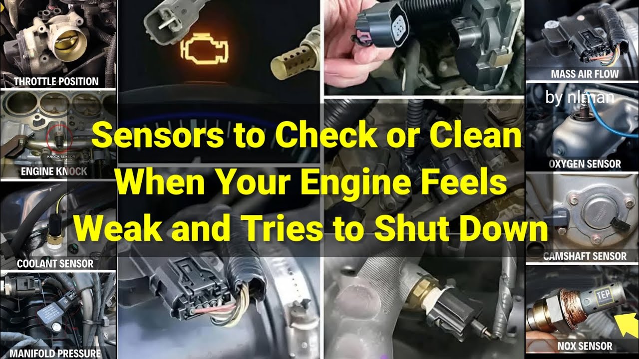 Sensors to Check or Clean When Your Engine Feels Weak and Tries to Shut ...