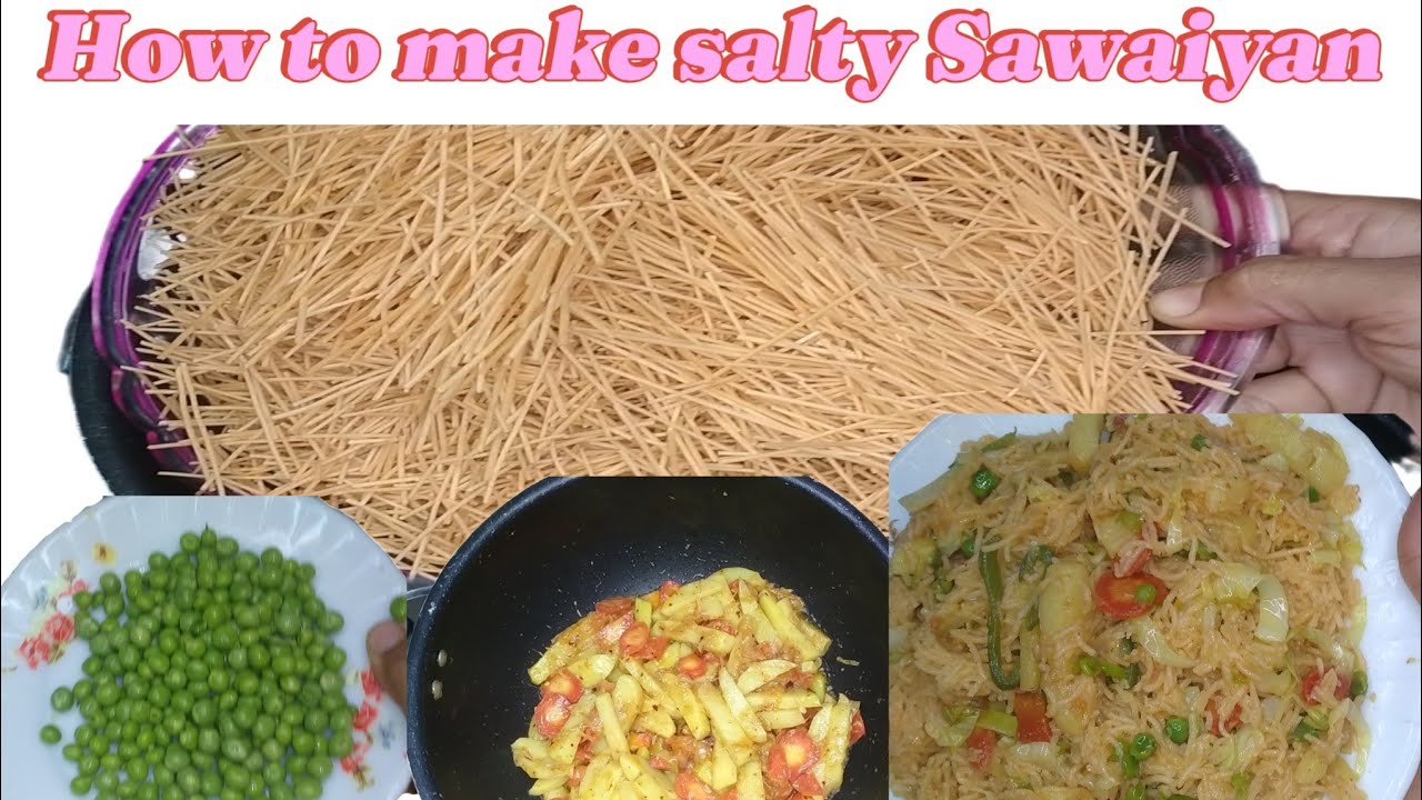 Namkeen sawaiyan recipe || how to make salty sawaiyan #youtubeshorts # ...