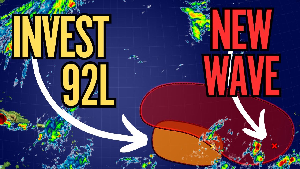 Invest 92L with lower chances of development. New wave could become a ...