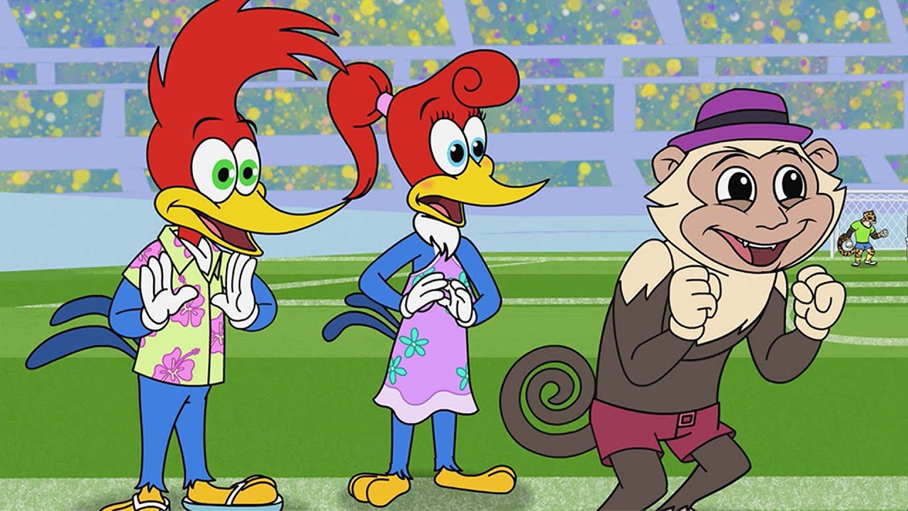 Woody Woodpecker ⚽️ Woody Scores a Stunning Goal ⚽️ Full Episodes - YouTube
