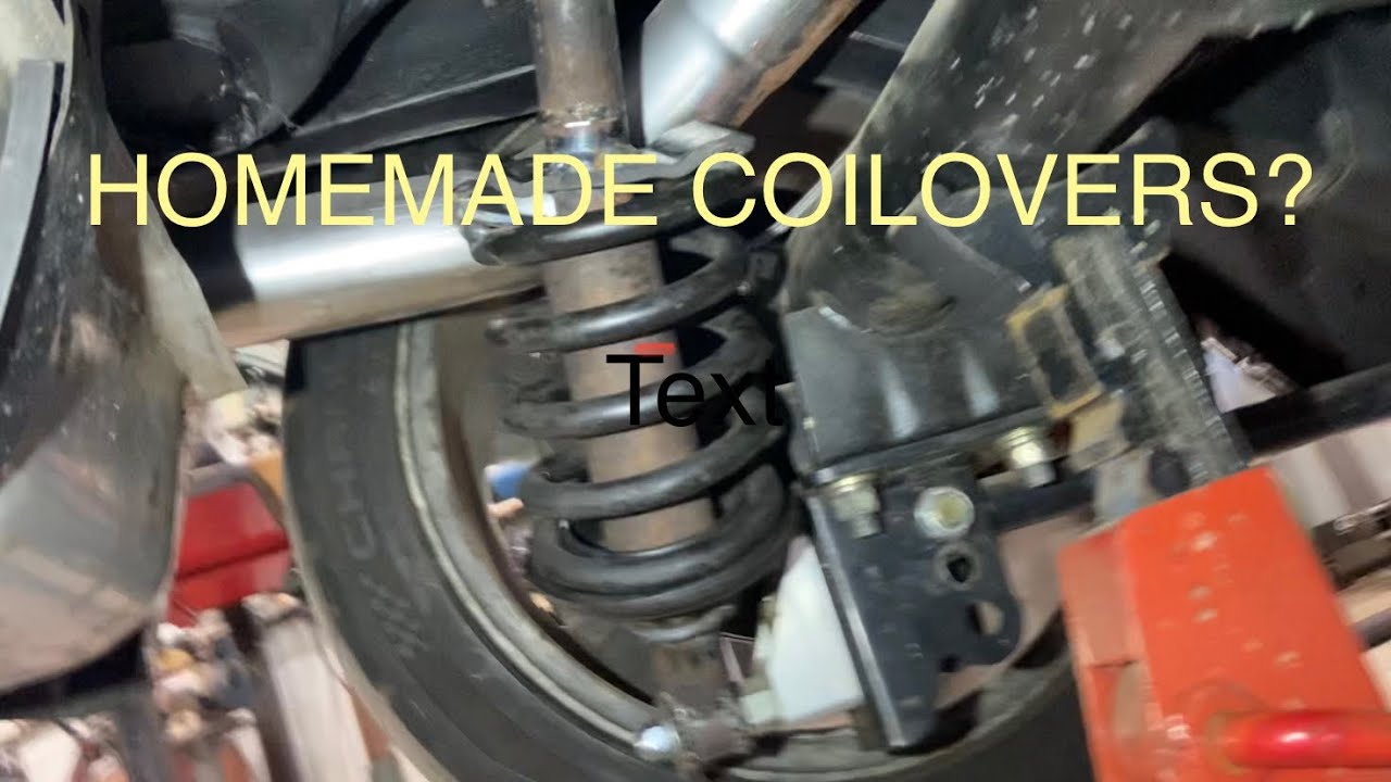 1969 Pontiac Firebird. How to make a homemade coil over shock. NOT FOR ...