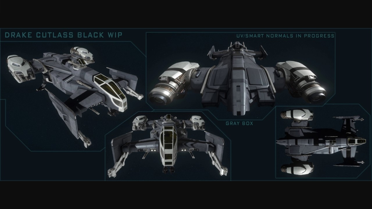 Cutlass Black Rework: From Whitebox to Final Art (WIP) - YouTube