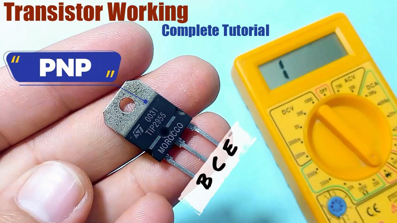 NPN VS PNP Transistor |Check Transistor With Multimeter| Electronics ...