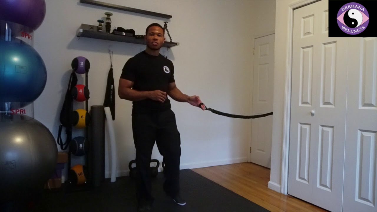 Pallof Press with Rotation - YouTube