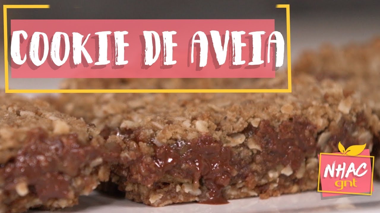 Cookie de aveia com recheio de chocolate e caramelo | Fabiola Gouveia ...