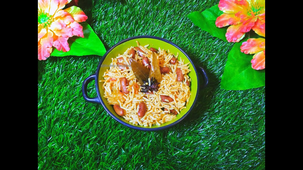 Rajma Pulao Recipe | Kidney Beans Pulao | ராஜ்மா புலாவ் | Lunch Recipes ...