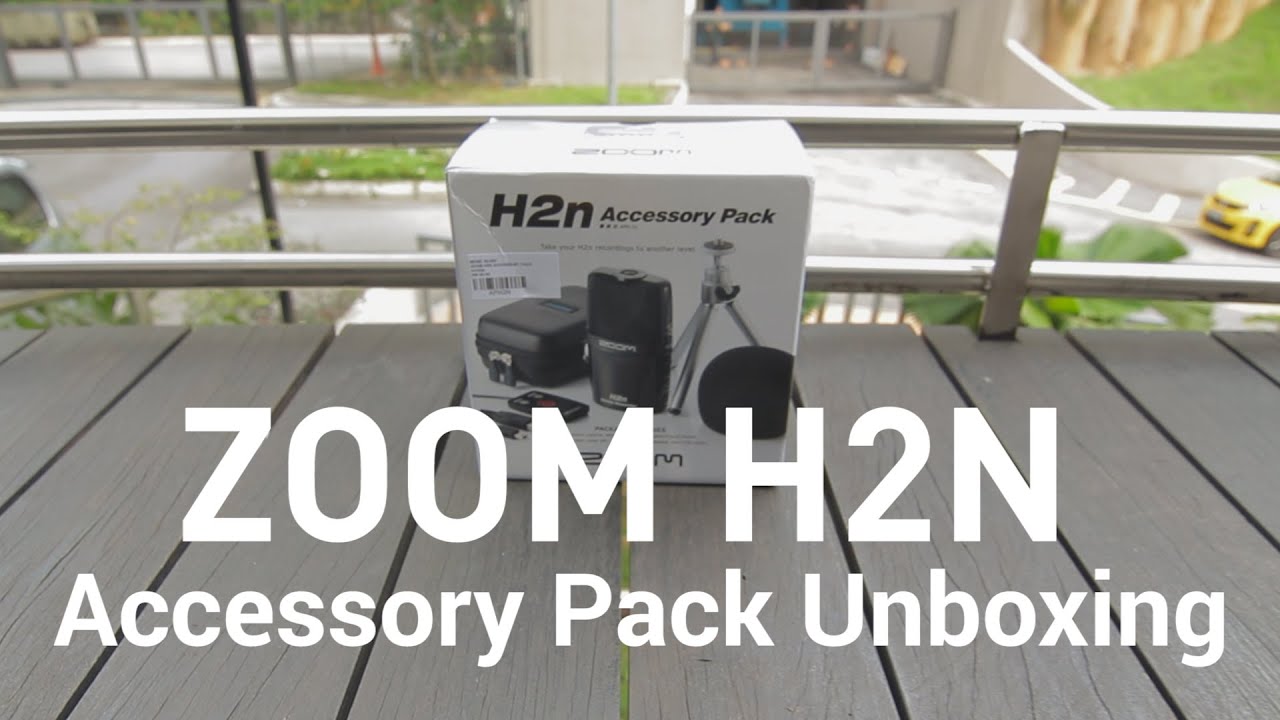 Zoom H2N Accessory Pack Unboxing - YouTube