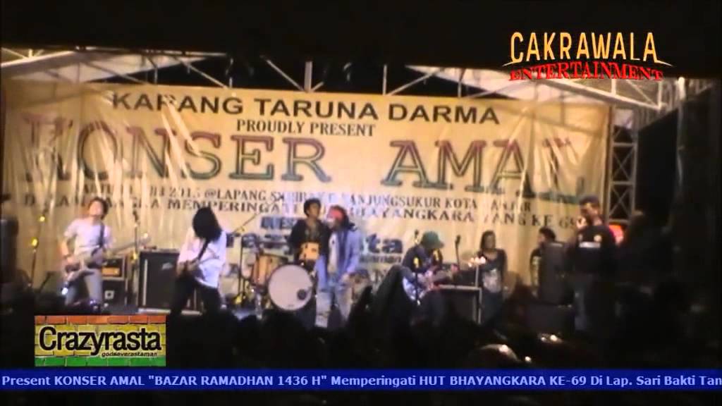 Crazy Rasta - Opening Song + Saat Ku Luka (Live) KONSER AMAL - YouTube