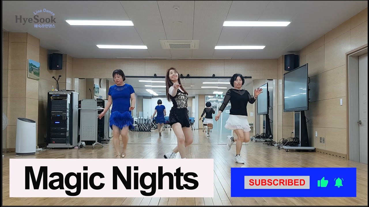 Magic Nights - Line Dance (Dance & Counts) - YouTube