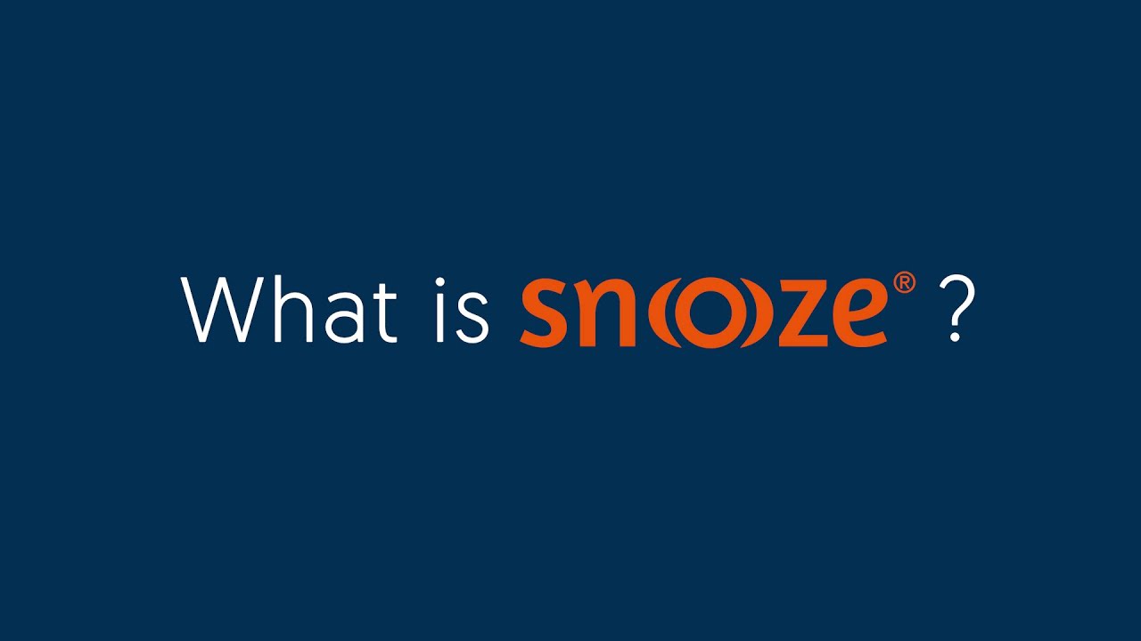 WHAT IS SNOOOZE - YouTube