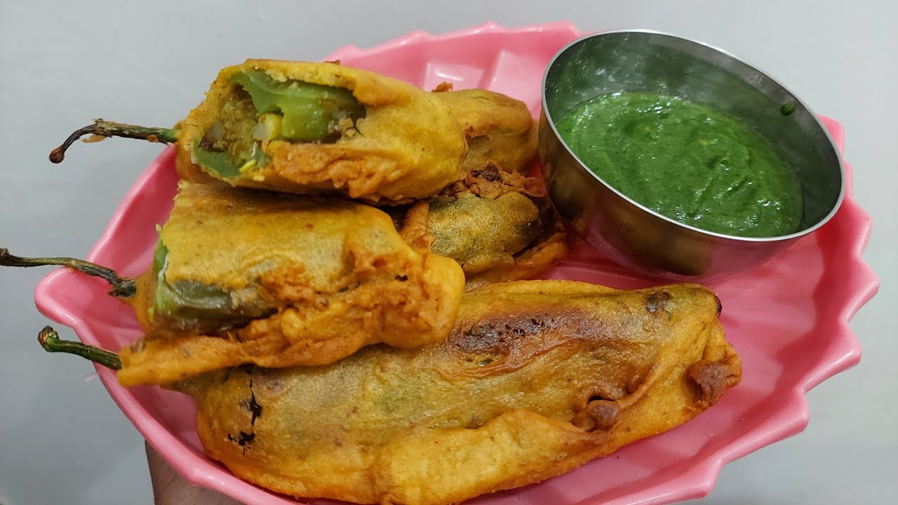 Rajasthani Mirchi Vada | Mirchi Wada Recipe | Easy Snack Recipe | Megha ...