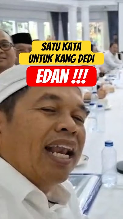 KDM EDAN !! JAWA BARAT MAKIN ISTIMEWA #dedimulyadi #kangdedimulyadi - YouTube
