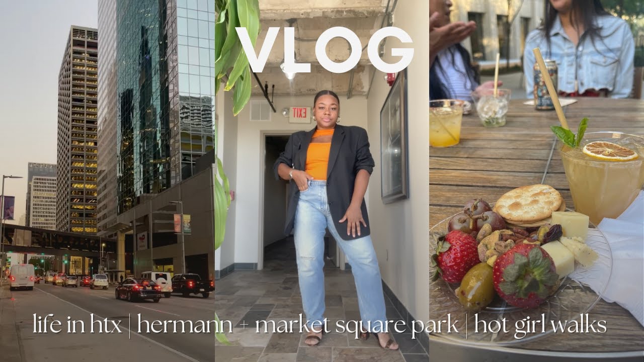 life in houston ep. 8 | hermann + market square park | hot girl walks ...