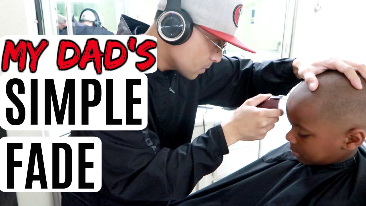 Simple Fade Haircut For Boys I Adoptive Dad Gives Son A Haircut I ...