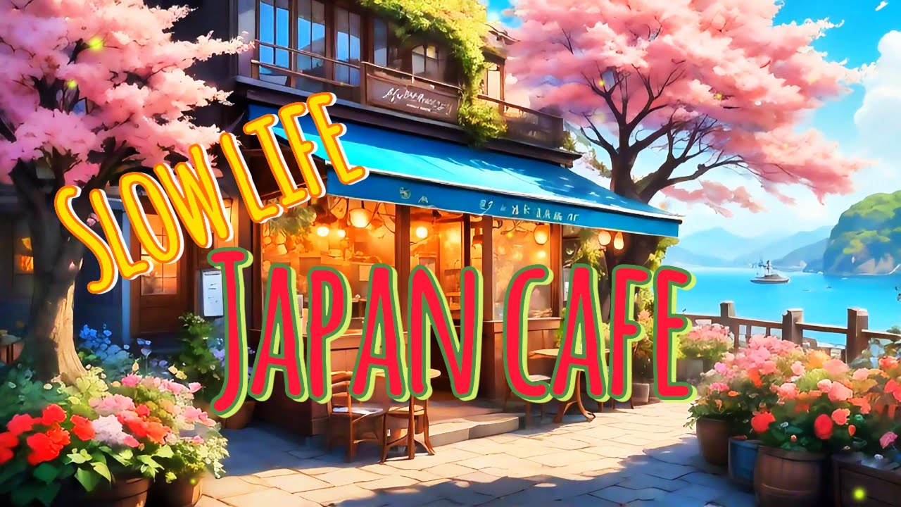 4K Seaside Sakura Café Ambience | Cozy Japanese Coastal Retreat - YouTube