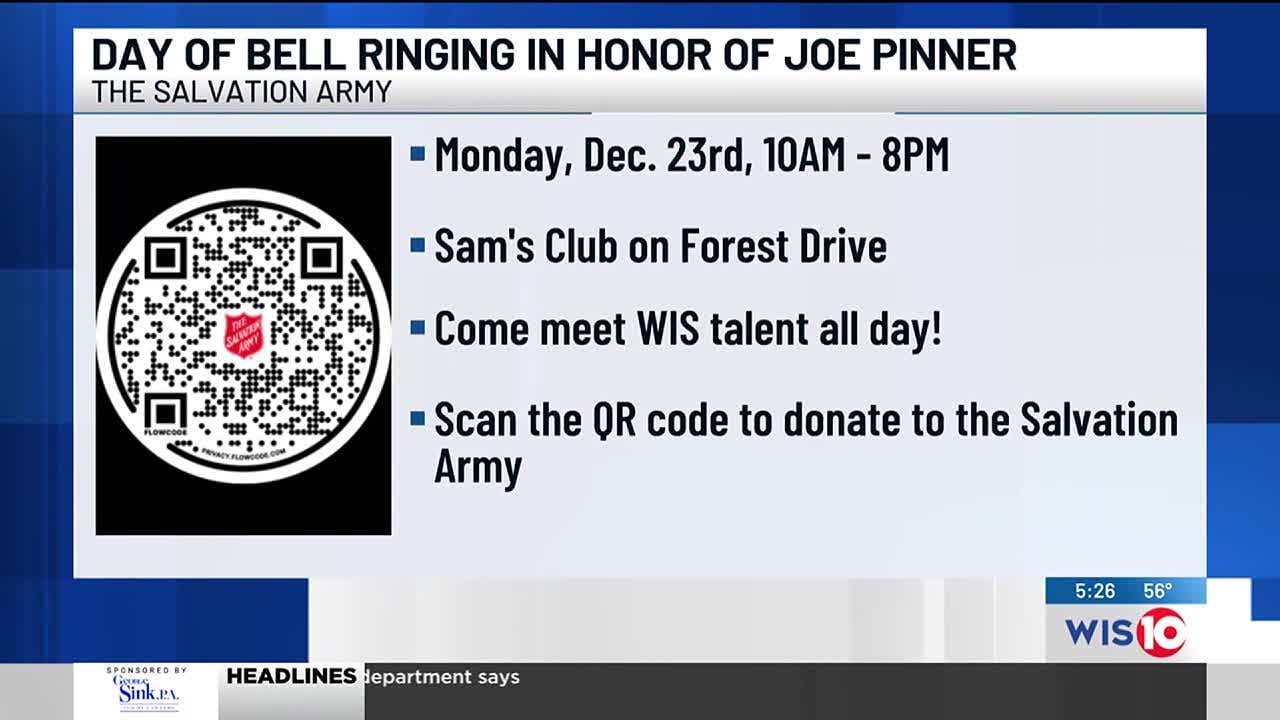 Salvation Army hosts Day of Bell Ringing in honor of WIS legend Joe ...