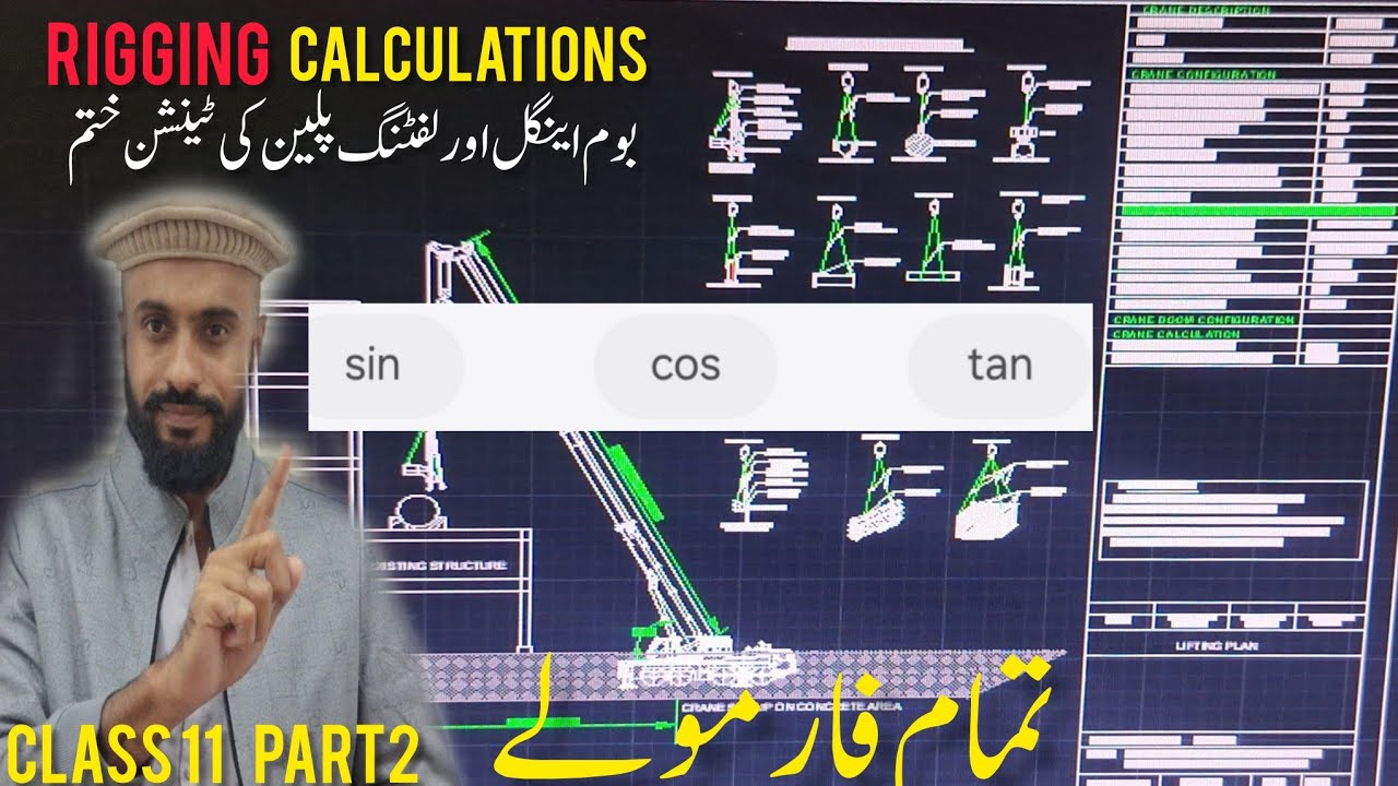 lifting plan calculations/crane calculations/rigging calculations/Boom ...