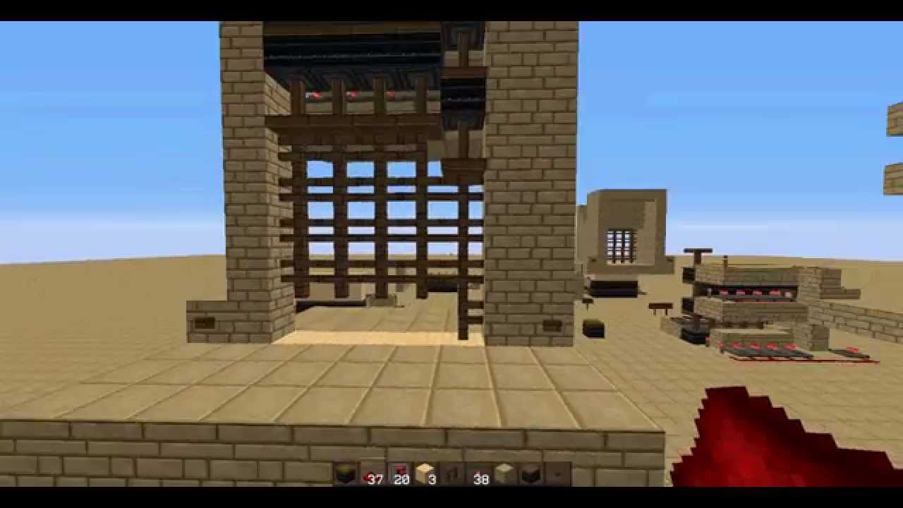 how to make 'A Very Compact' Portcullis or castle gate - YouTube