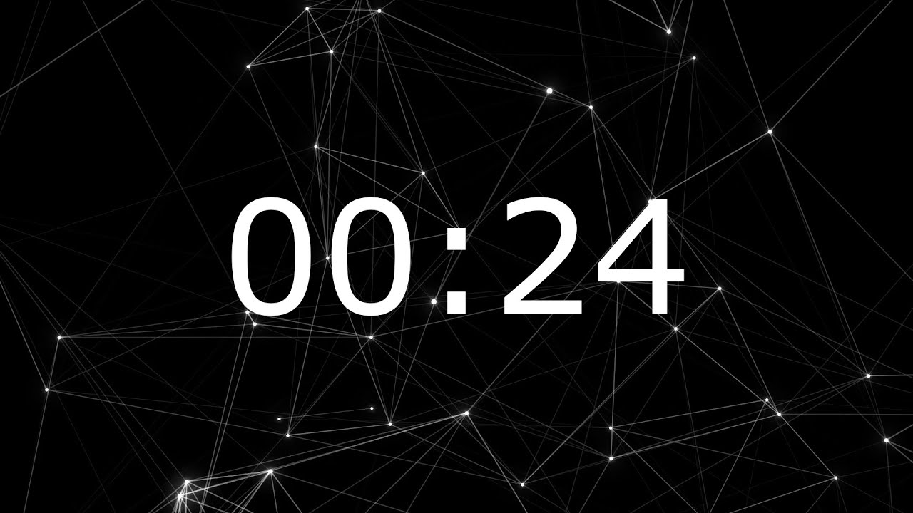 24 SECOND TIMER + ALARM - YouTube