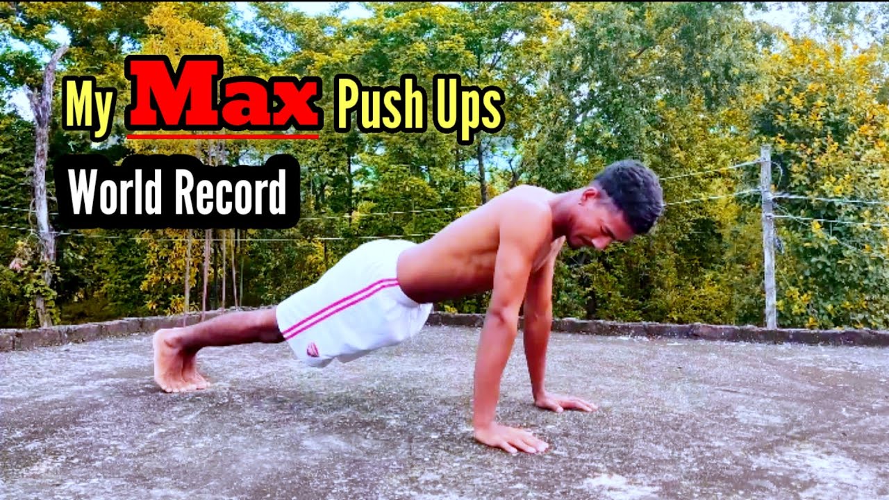 This is world record of one minutes max push ups 😱 and that's record is ...