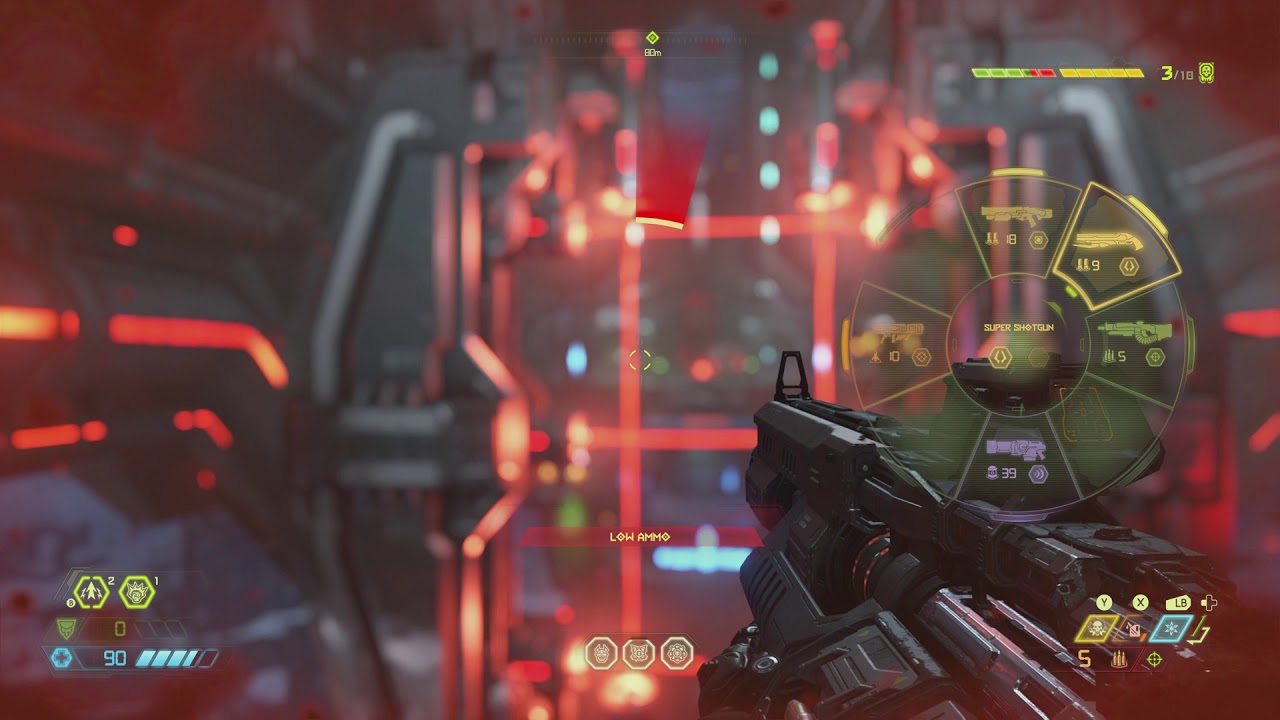 DOOM Eternal - Chapter 4 DOOM Hunter: Moving Lasers and Floating ...