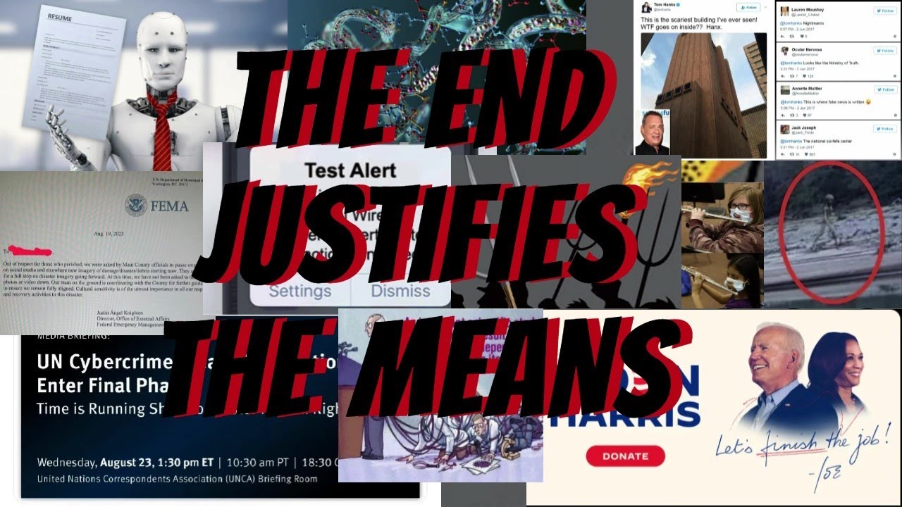 THE ENDS JUSTIFIES THE MEANS? - YouTube