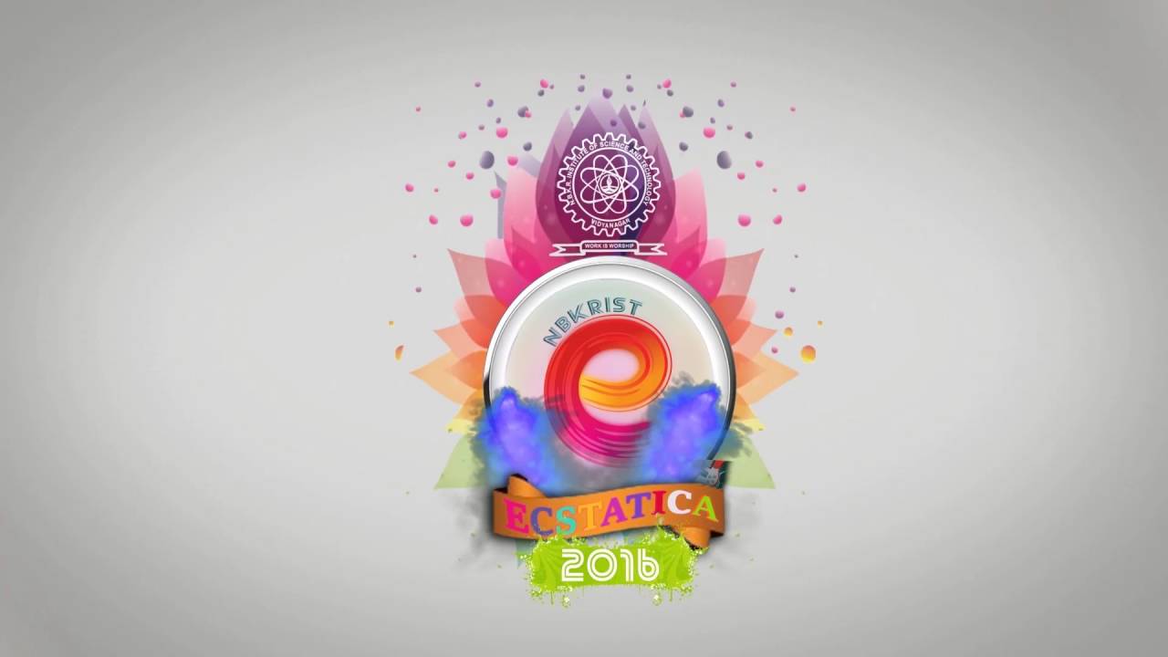 Ecstatica 2K16 final logo | NBKRIST - YouTube
