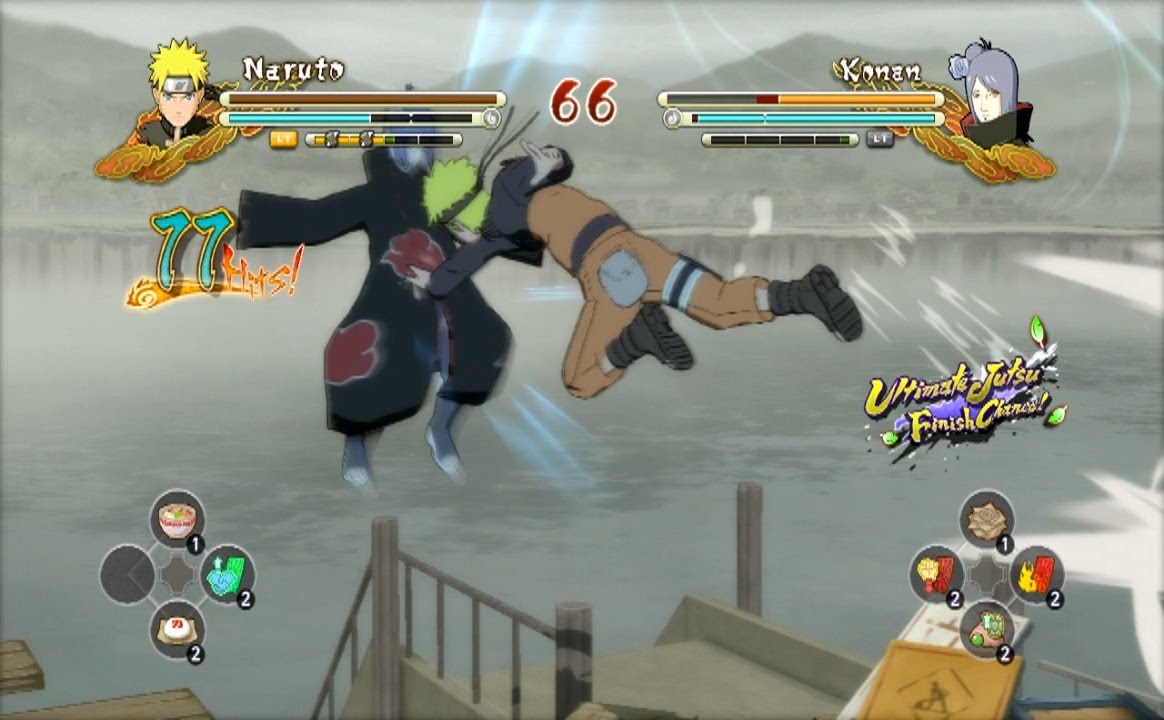 (XBOX 360) Naruto (Tailed Beast Bomb) vs Konan Naruto Ultimate Ninja ...