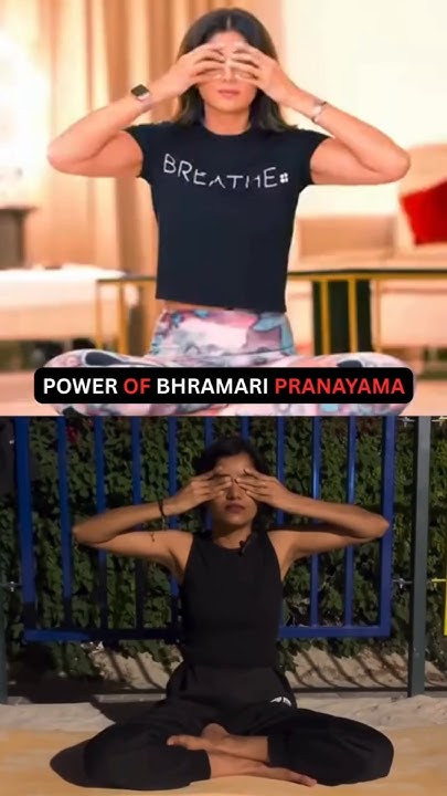 How to do Bhramari Pranayama ? | Yoga Pranayama Benefits | #shorts #pranayama #bhramaripranayama ...