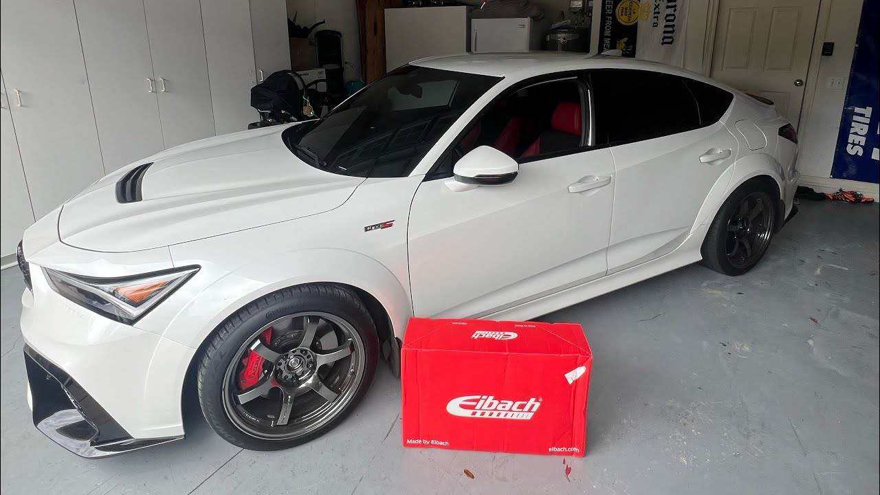 Lowering the 2024 Acura integra type s! - YouTube