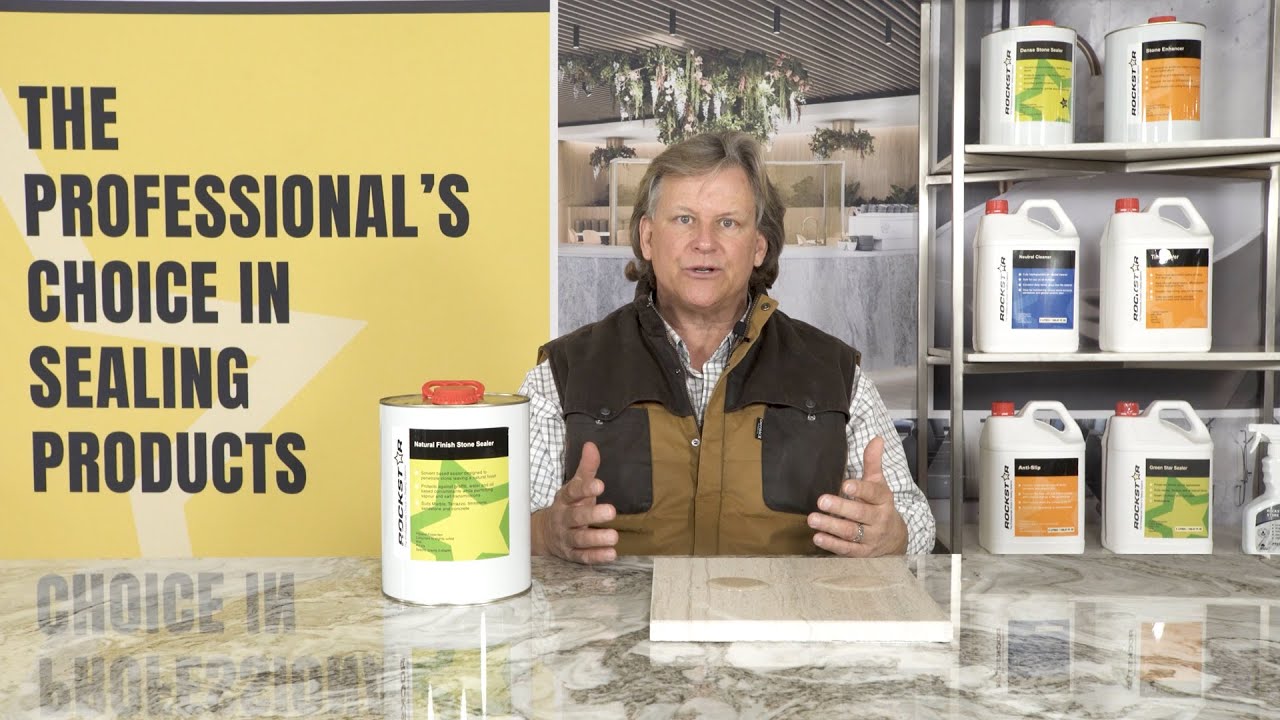 NATURAL FINISH STONE SEALER, preserve your stone - YouTube