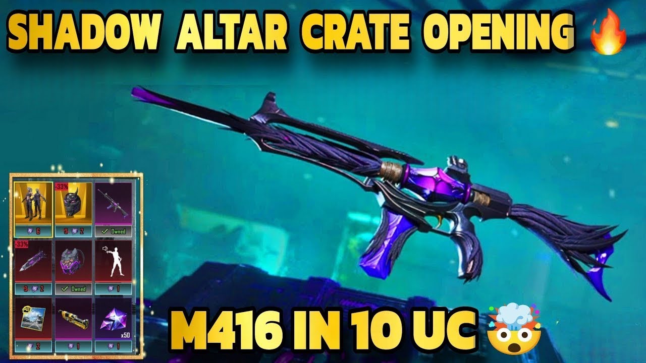 Shadow Altar Madness: Epic M416 Crate Opening in BGMI! - YouTube