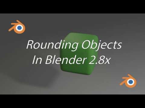 Rounding Hard Edges 3 Methods in Blender 2.8x - YouTube