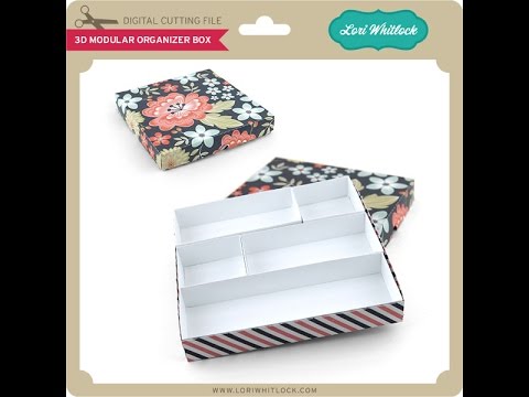 3D Modular Organizer Box - YouTube