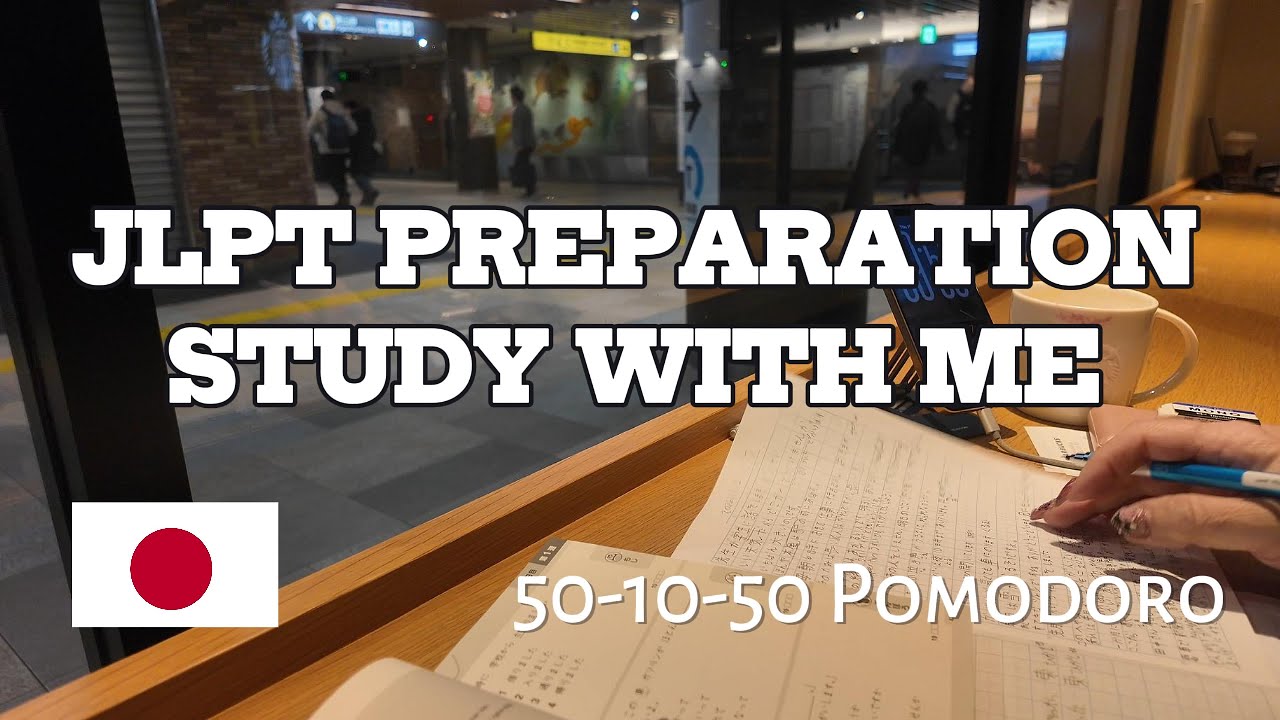 2 HOUR Study in Japan JLPT Preparation | Mature Student # ...