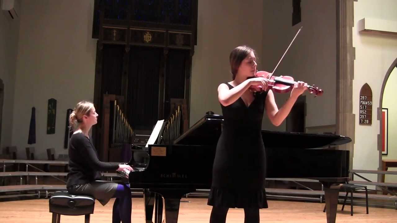 Ela Kodzas, violin - Student of Pia Liptak - YouTube