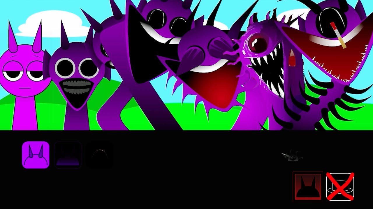 Incredibox Sprunki: All Durple from Every Phase - YouTube