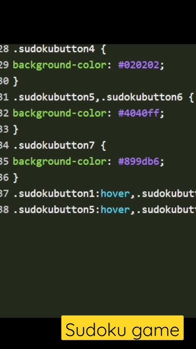 Sudoku Game Using Javascriptprogramming Fypシ Reels Html Css Coding Javascript Youtube