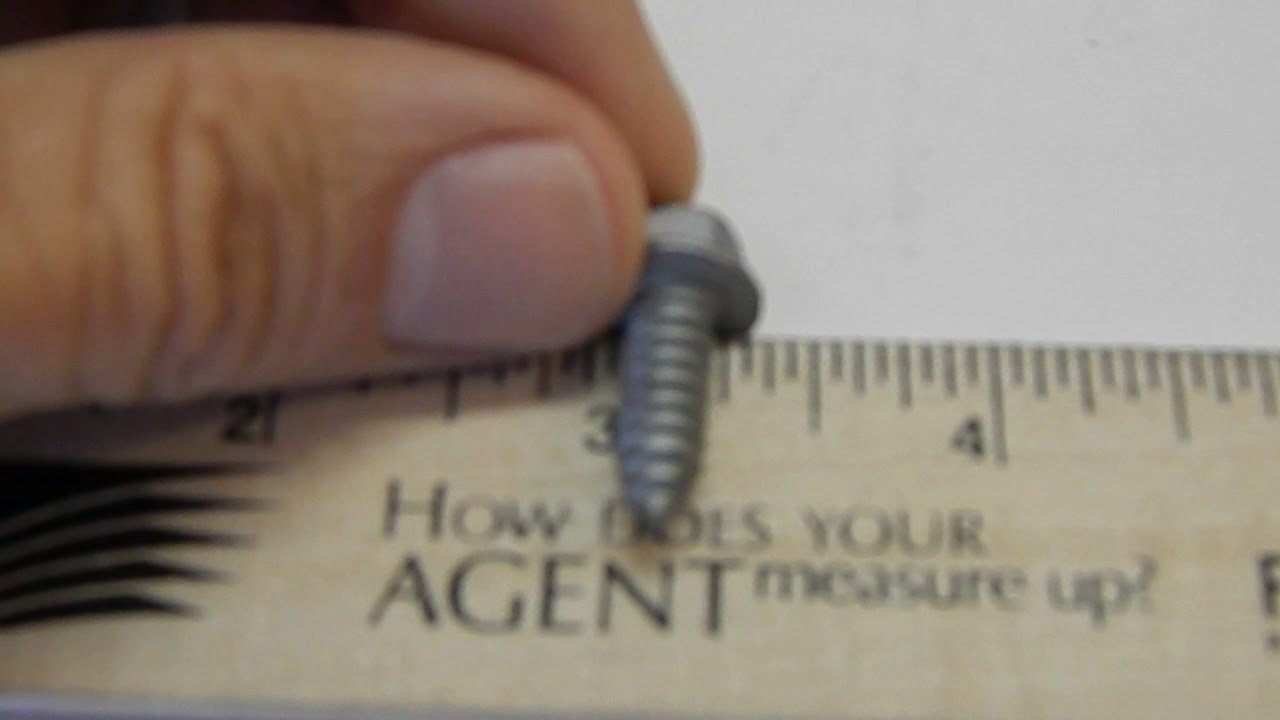 Plate Keeper Screw Measurement 002 - YouTube